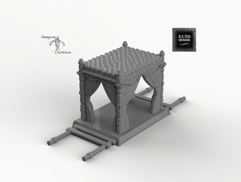 Palanquin 28mm 32mm Empire of Scorching Sands Wargaming - Etsy