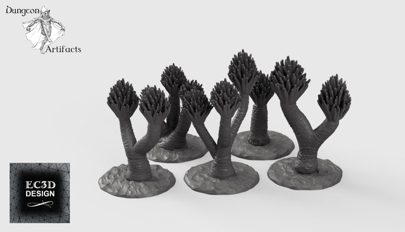 Yucca Trees - 28mm 32mm Empire of Scorching Sands Wargaming Terrain - Etsy
