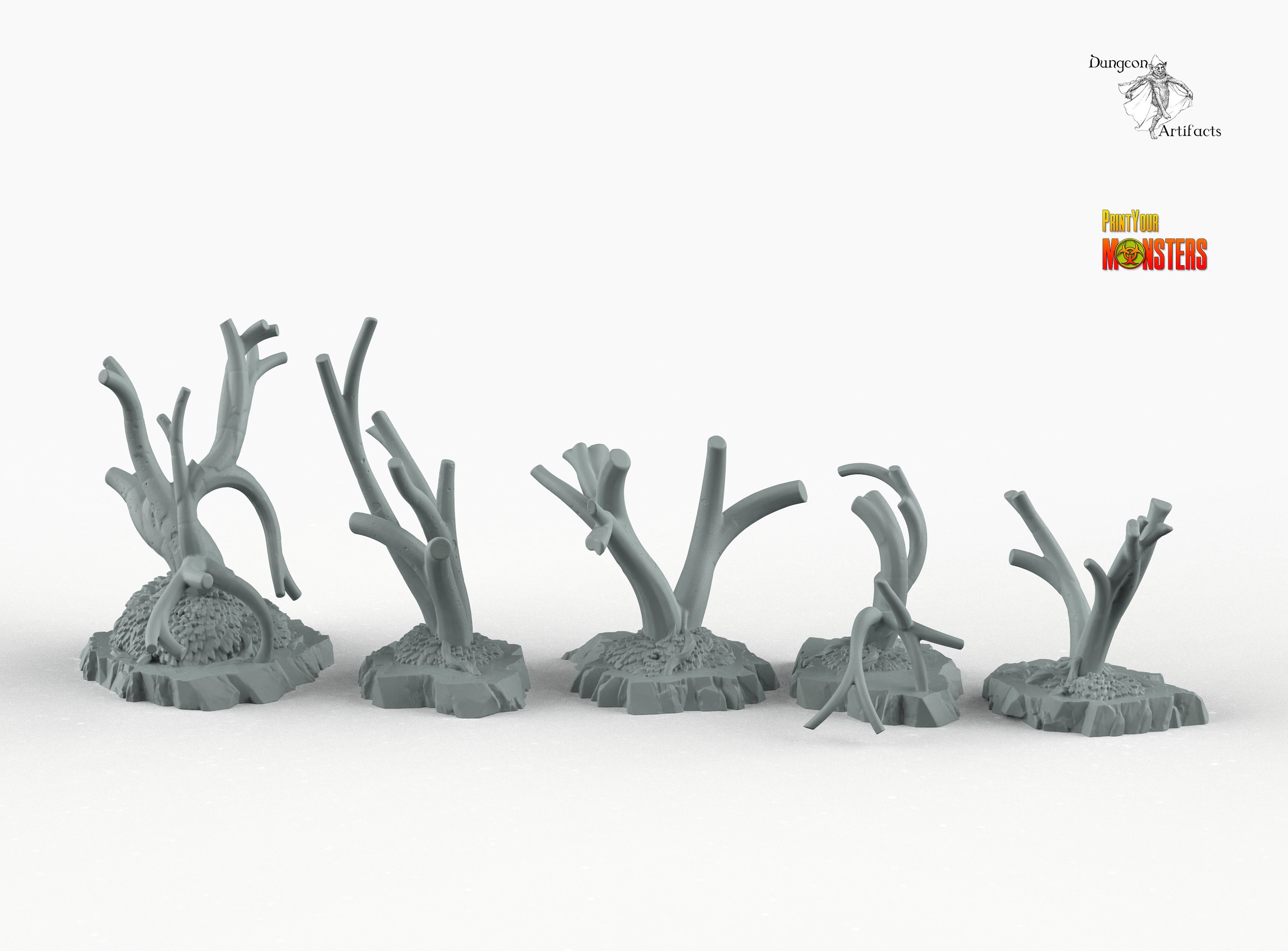 Fantasy Trees Print Your Monsters Fantastic Plants and Rocks | Etsy