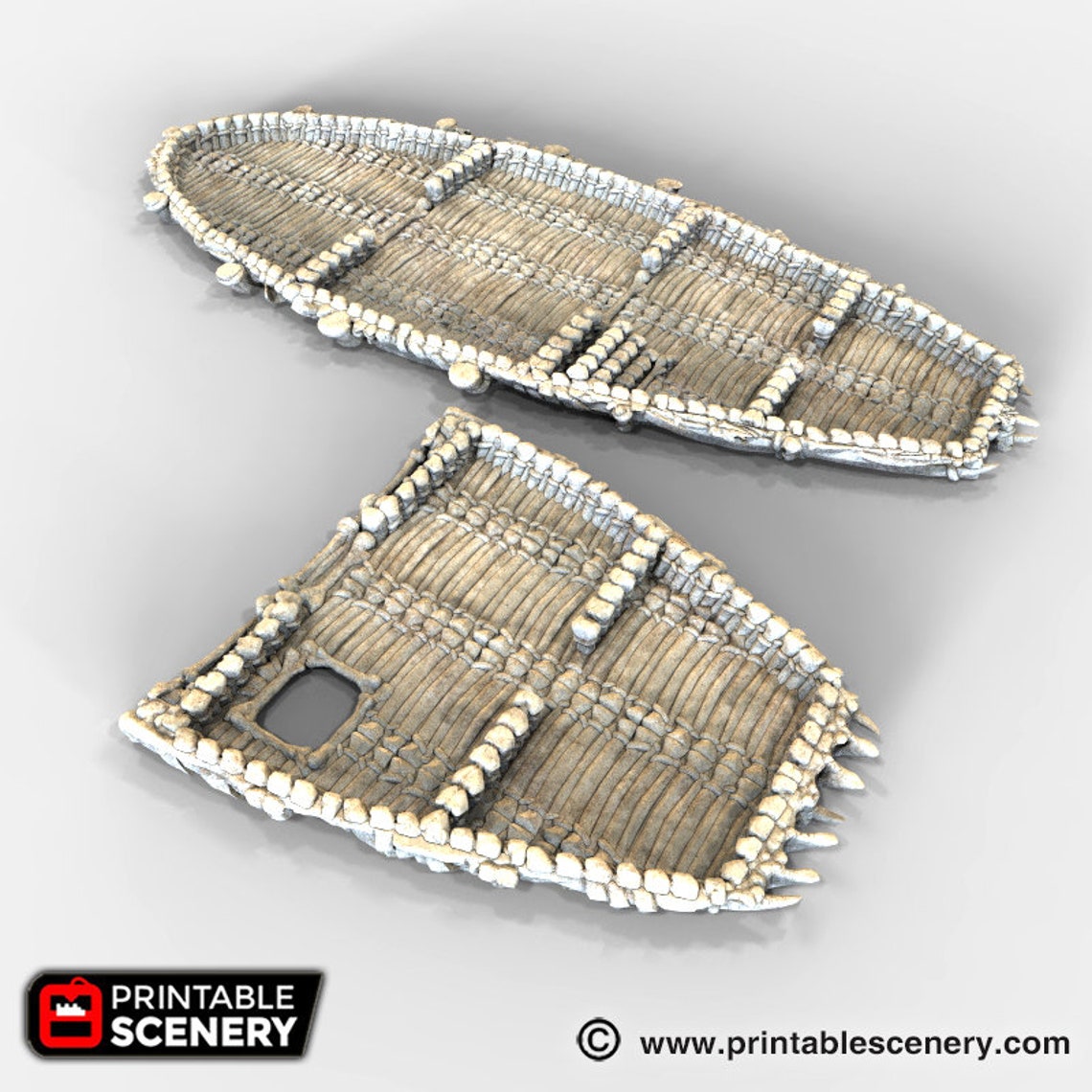 The Lost Islands - Undead Sloop - 15mm 28mm 32mm Wargaming Terrain ...