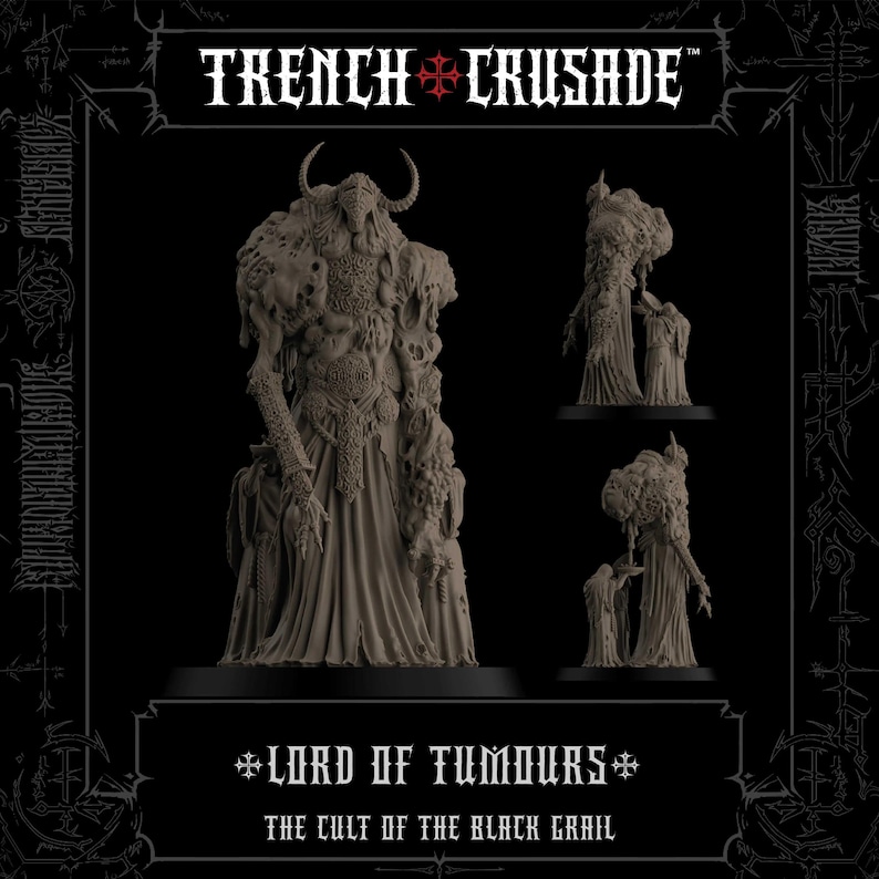The Cult of the Black Grail Lord of Tumours - Trench Crusade - Etsy