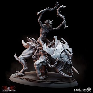 Hellriders | Hellspawn | Bestiarum | Miniatures D&D Wargaming Dnd - Etsy
