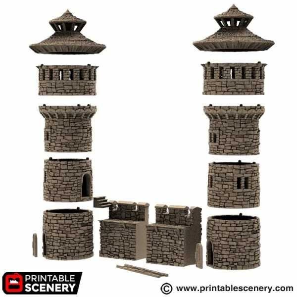 King's Round Tower King and Country Printable Scenery - Etsy