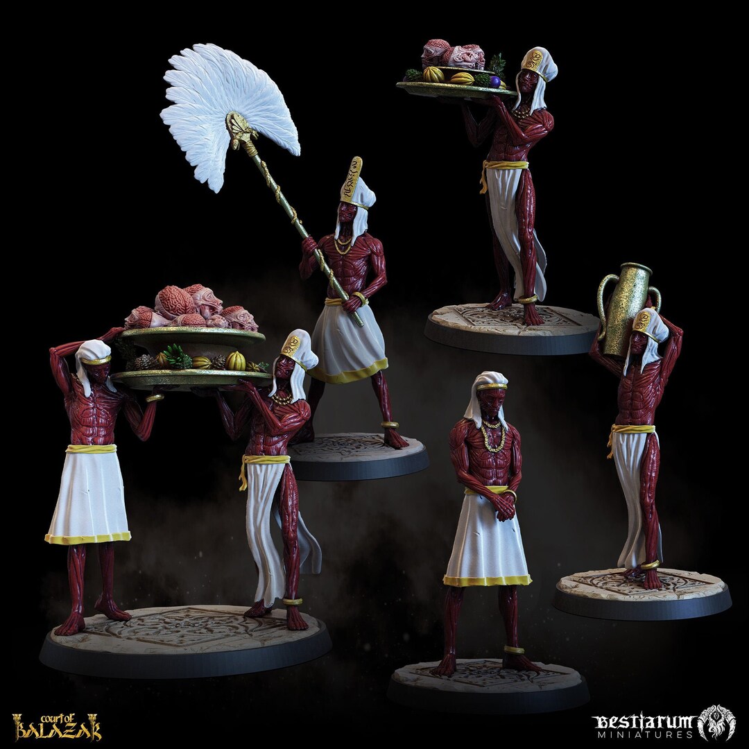 Flayed Slaves | the Court of Balazar | Bestiarum | Miniatures D&D ...