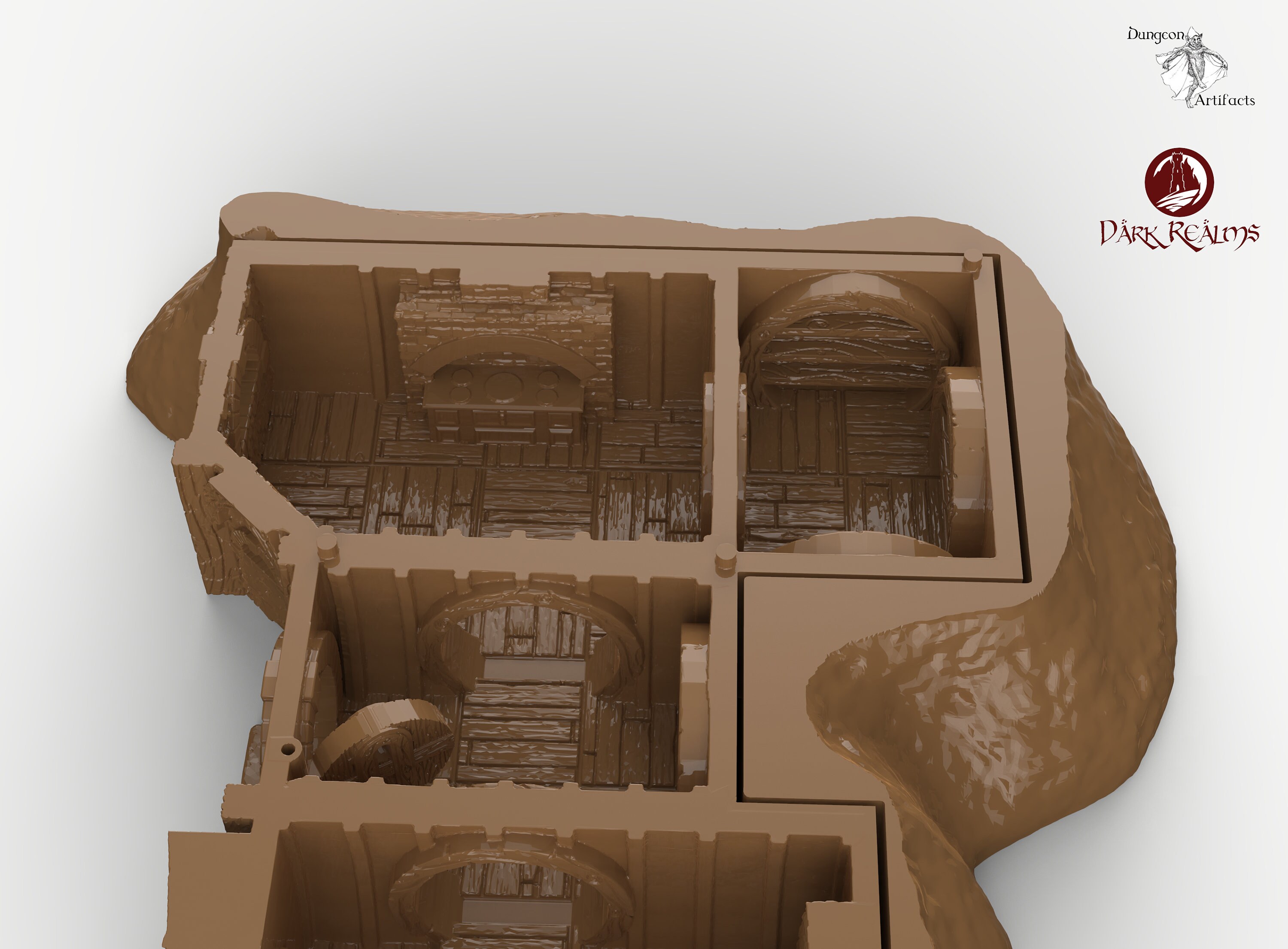 Halfling House 3 - 15mm 28mm 32mm Dark Realms Halfling Village ...