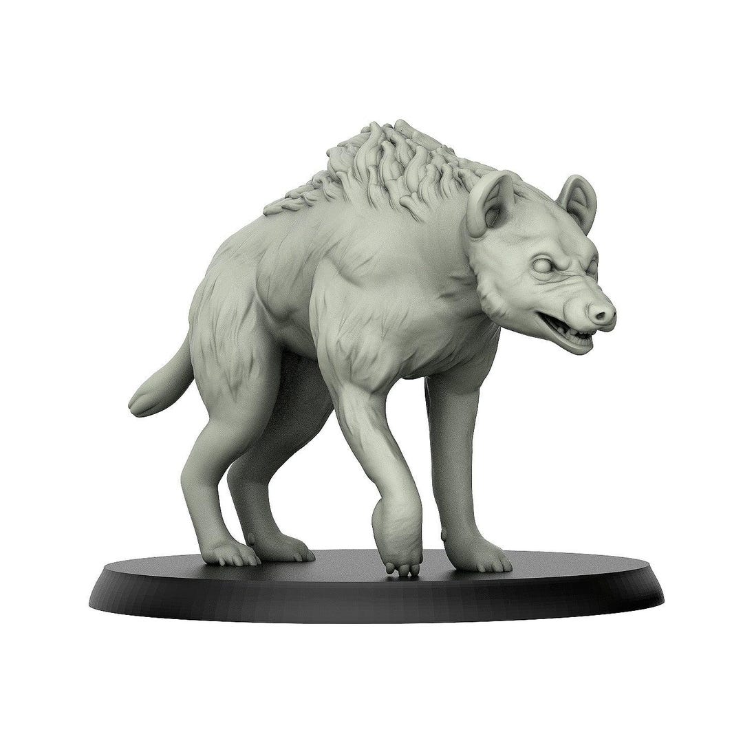 Hyena - Wild Animals - 3D IP Studios - Terrain Wargaming D&D Dnd 28mm ...