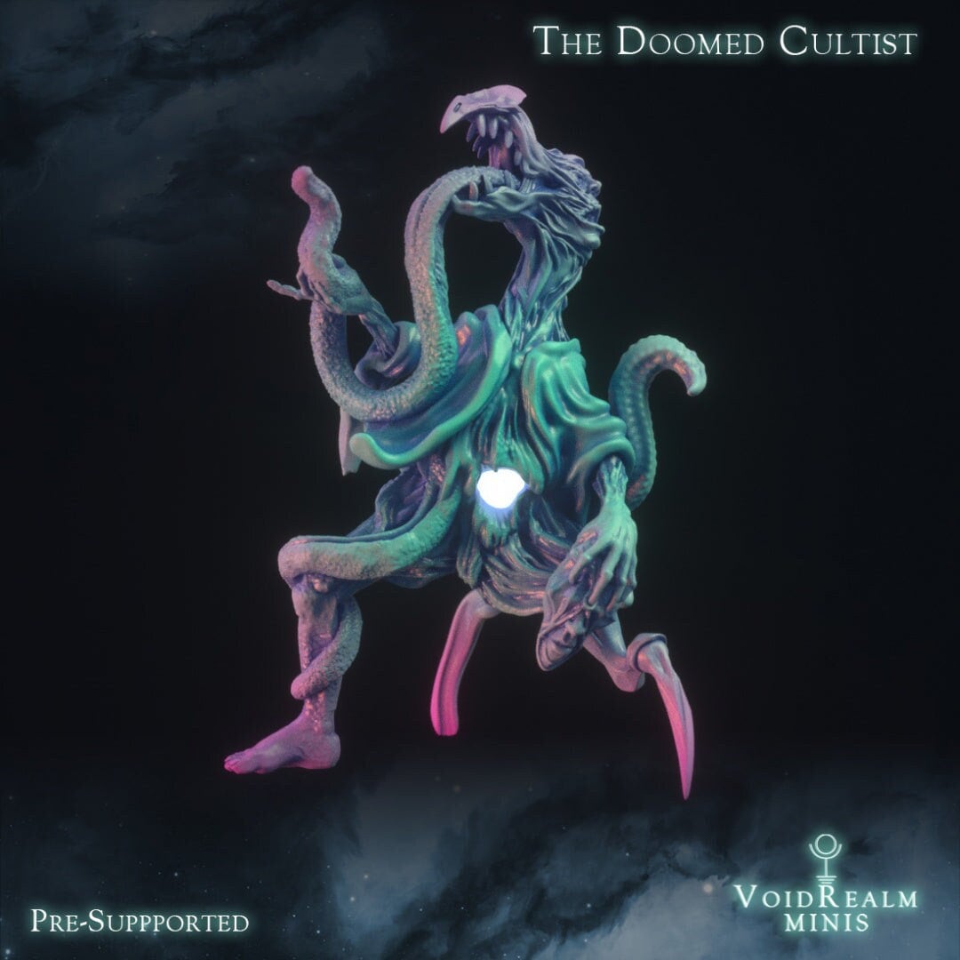 The Doomed Cultist - Invasion of the Eye Monsters - Voidrealm Minis ...