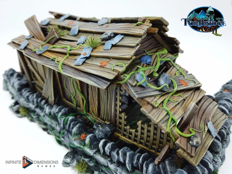 Dilapidated Shed - Torbridge Cull Wargaming Terrain D&D Dnd - Etsy