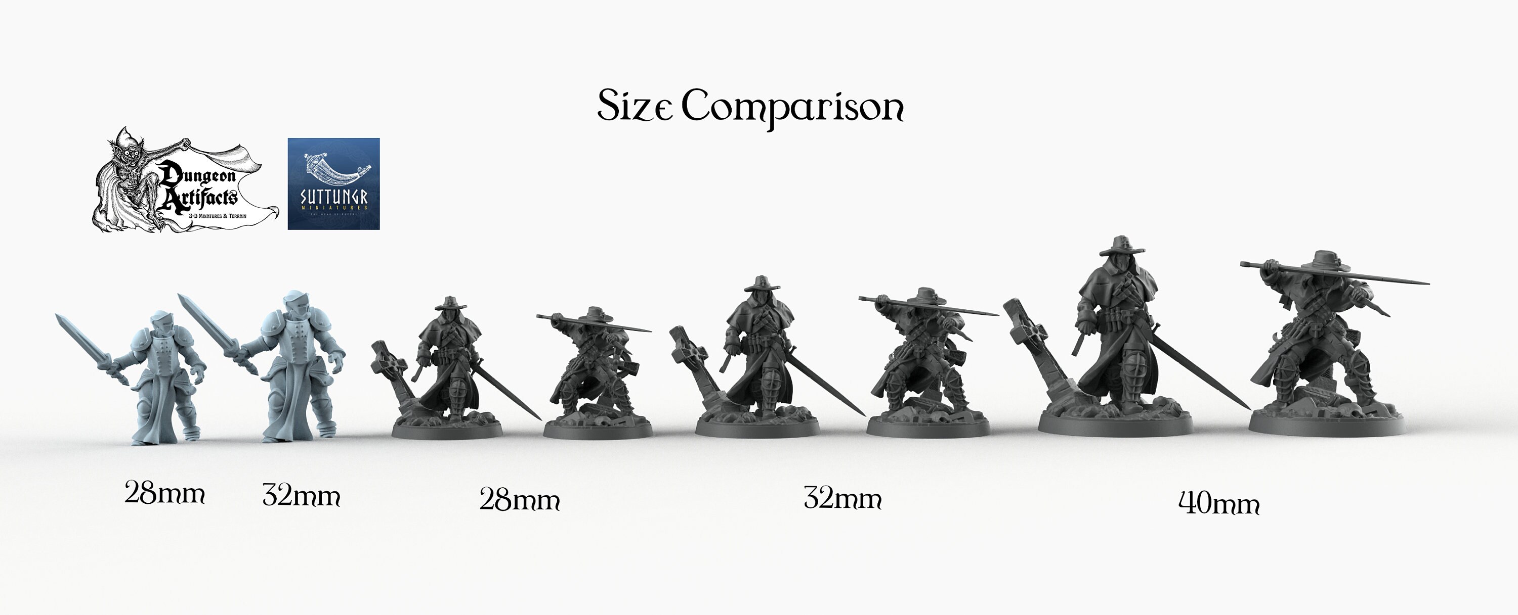 Dhampir Set - Suttungr Miniatures Monster D&D Dnd Pathfinder SW Legion ...