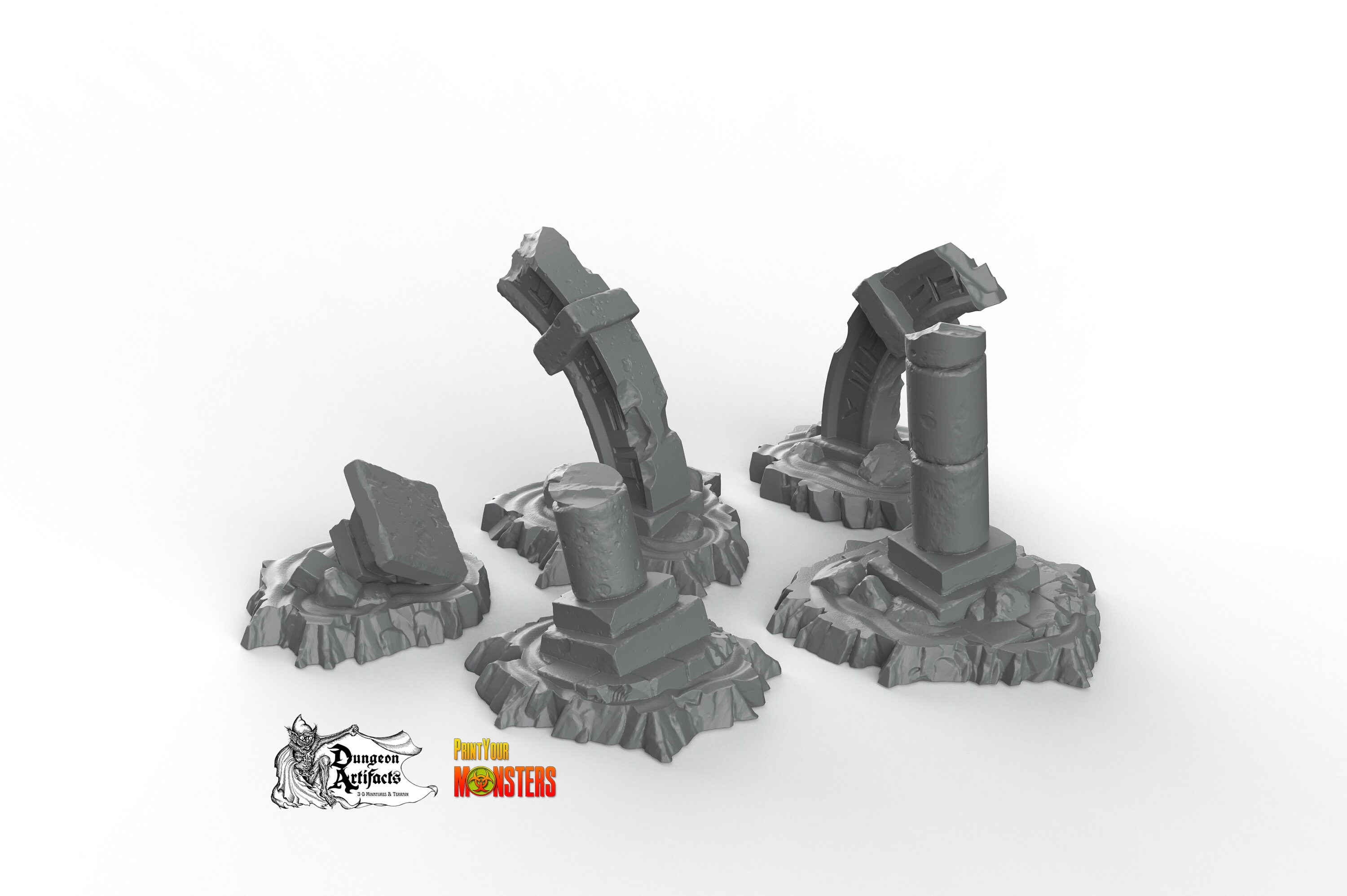 Stargate Ruins Print Your Monsters Fantastic Plants and - Etsy