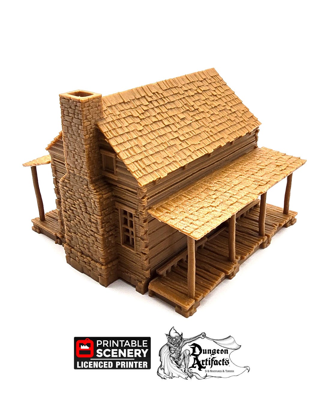 Log Cabin - Terreno per Wargaming Time Warp da 15 mm, 28 mm e 32 mm ...
