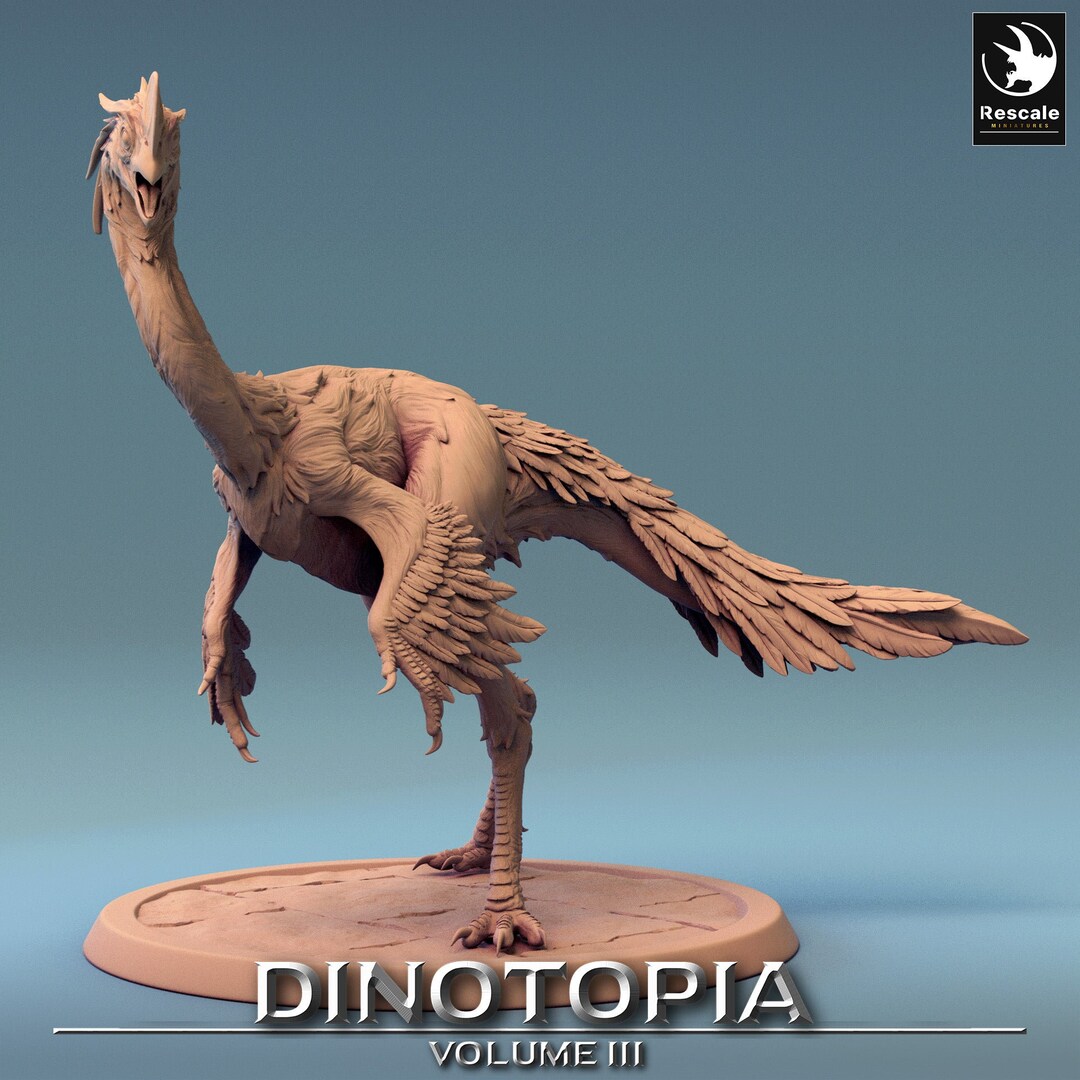 Oviraptor - Stance Wild - Dinotopia - Rescale Miniatures - Wargaming D ...