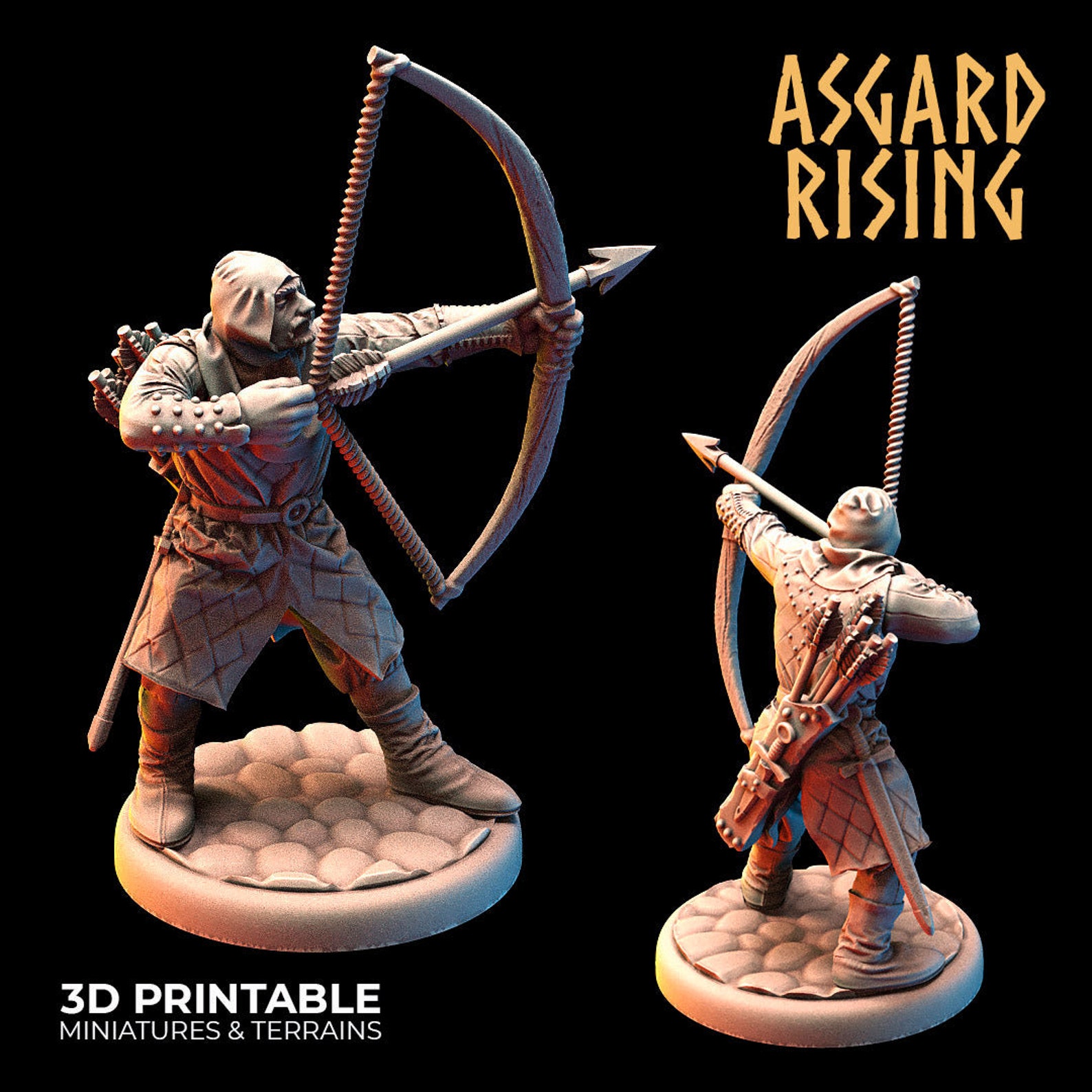 Medieval Bowmen Modular Set - Asgard Rising Miniatures - Wargaming D&d ...