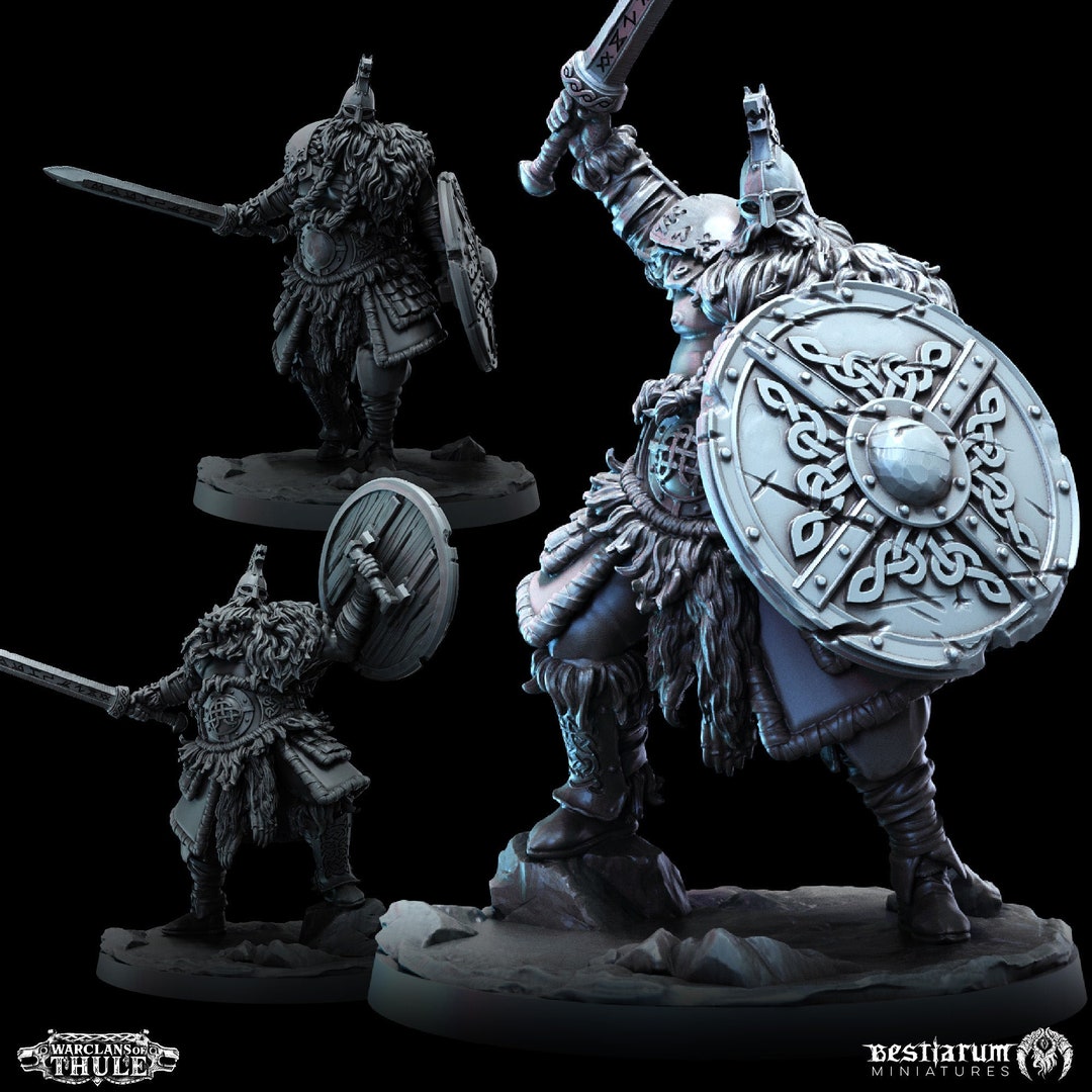 Thulean Warriors | Warclans of Thule | Bestiarum | Miniatures D&D ...