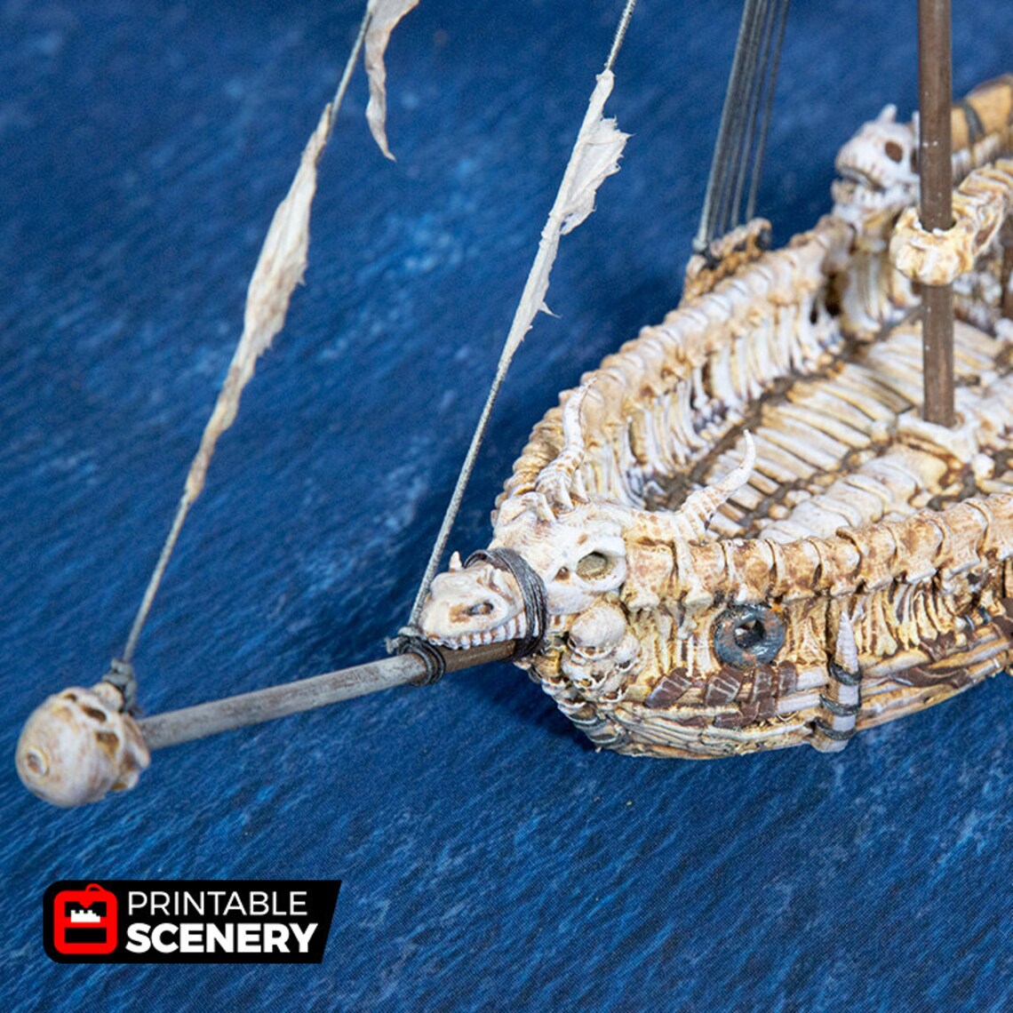 The Lost Islands - Undead Sloop - 15mm 28mm 32mm Wargaming Terrain ...