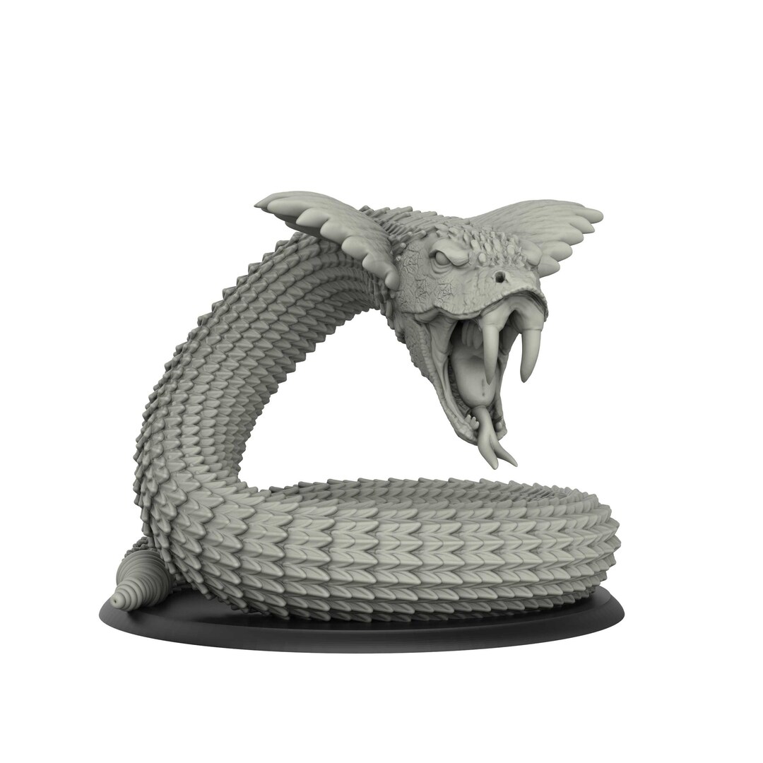 Basilisk - Fantastic Creatures Set - 3D IP Studios - Terrain Wargaming ...