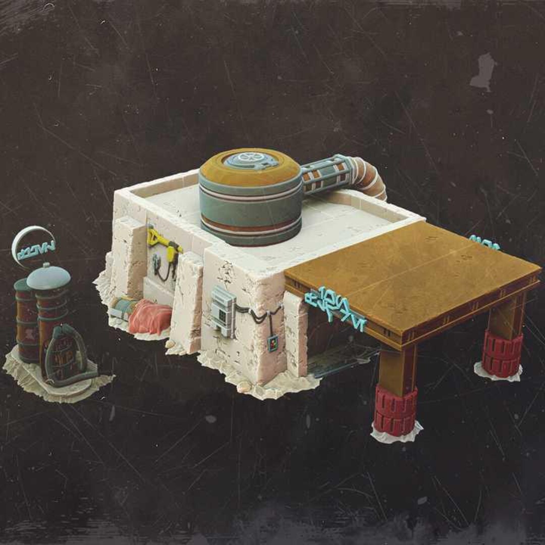 Ionflare Fuelworks - Mos Jemra - Multiverse - Terrain Wargaming D&D Dnd ...