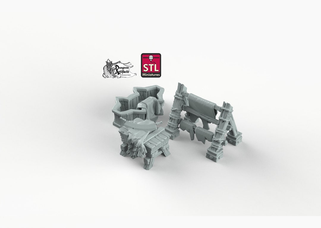 Leather Tannery - STL Miniatures Wargaming Forgotten Realms D&D Dnd ...