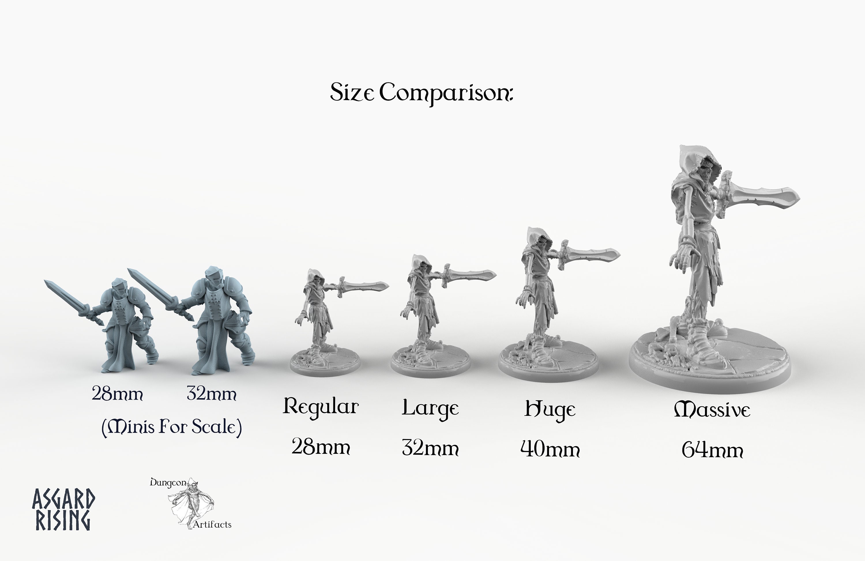 Draugr Chieftain Barrow Wight Wargaming Miniatures Monster | Etsy