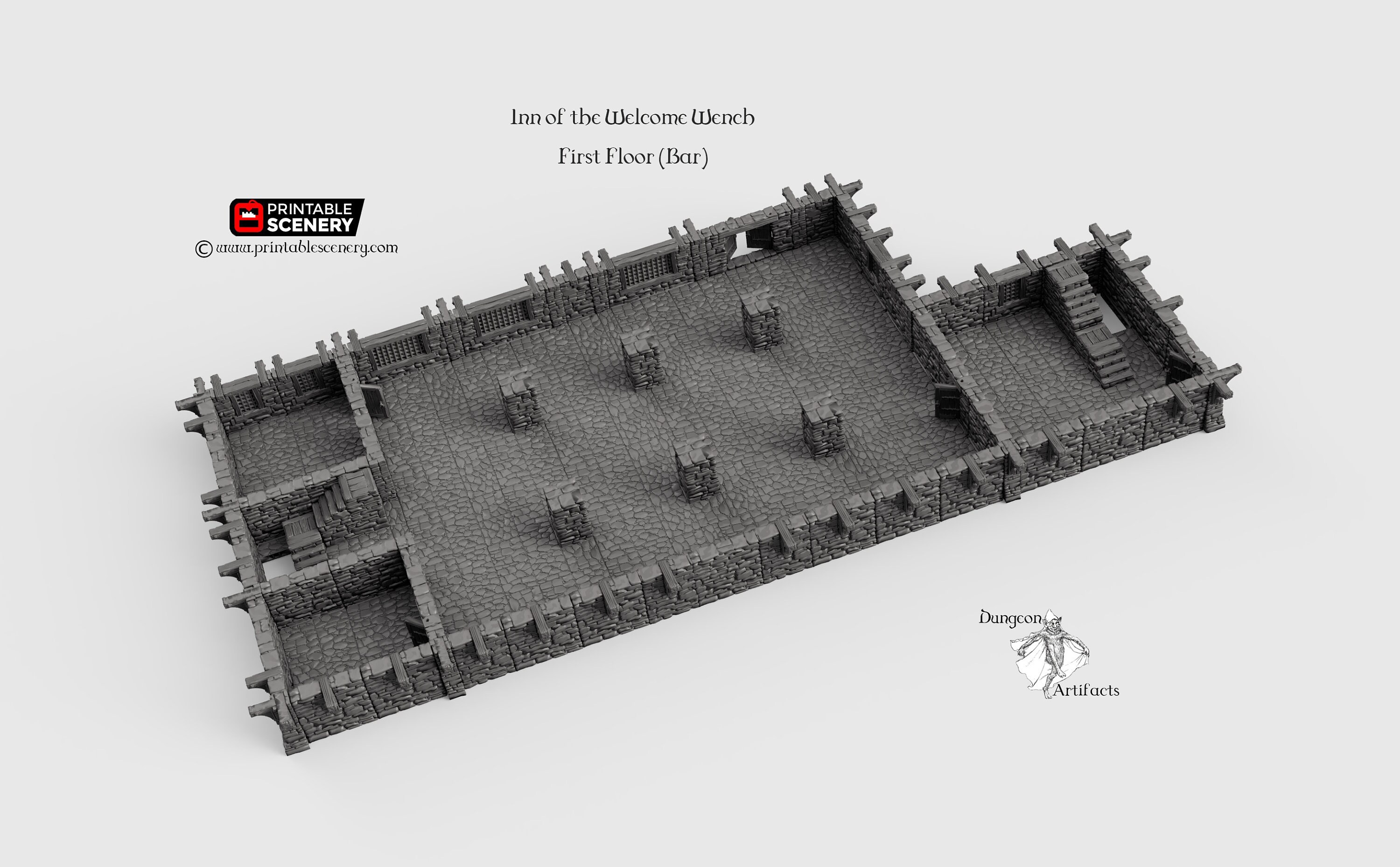 Inn of the Welcome Wench Bar - First Floor Tavern Pub 28mm Clorehaven ...