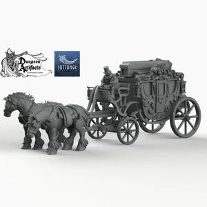 Vampire Dark Carriage - Suttungr Miniatures Monster D&D Dnd - Etsy