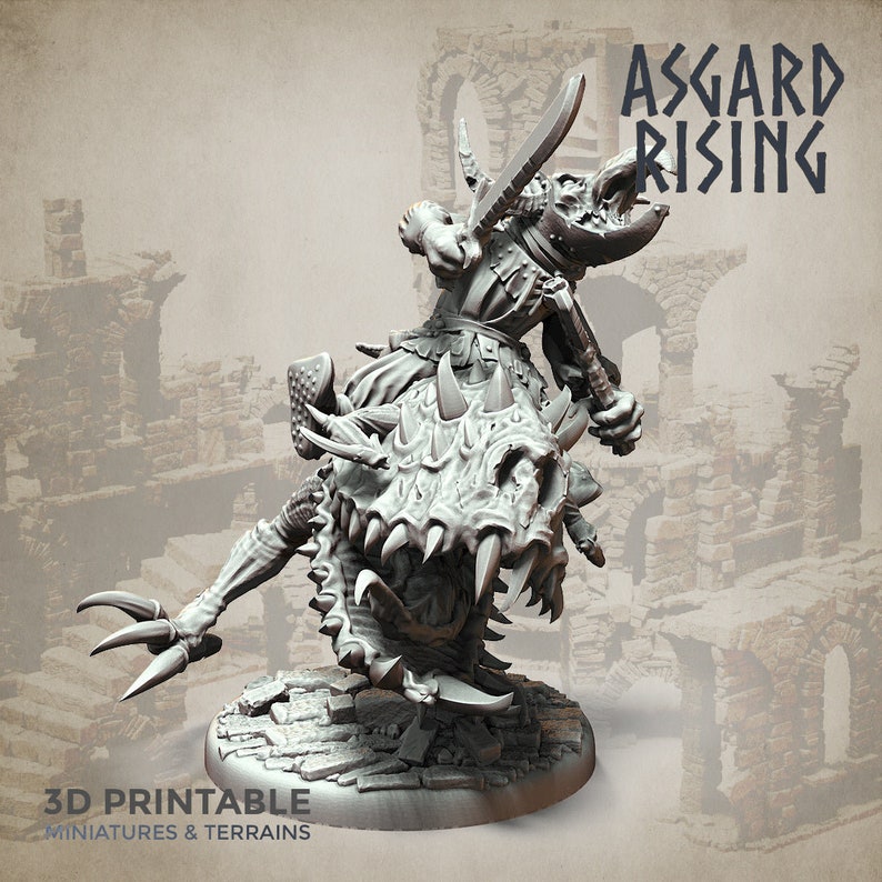 Goblin Trollhound Raider Set Asgard Rising Miniatures - Etsy
