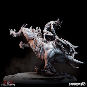 Hellriders | Hellspawn | Bestiarum | Miniatures D&D Wargaming Dnd - Etsy