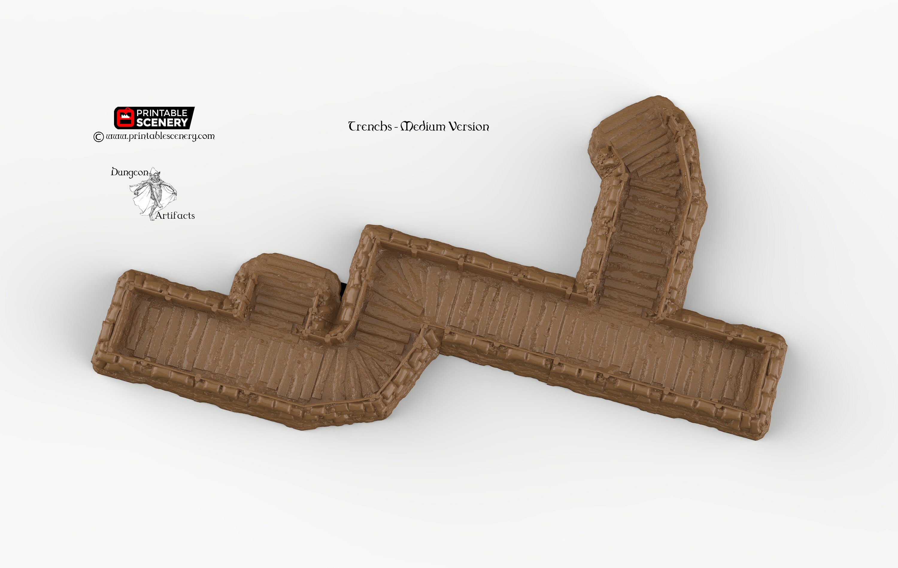 Trenches Rampage Gothic WWI WWII Terrain Bolt Action D&D Dnd - Etsy UK