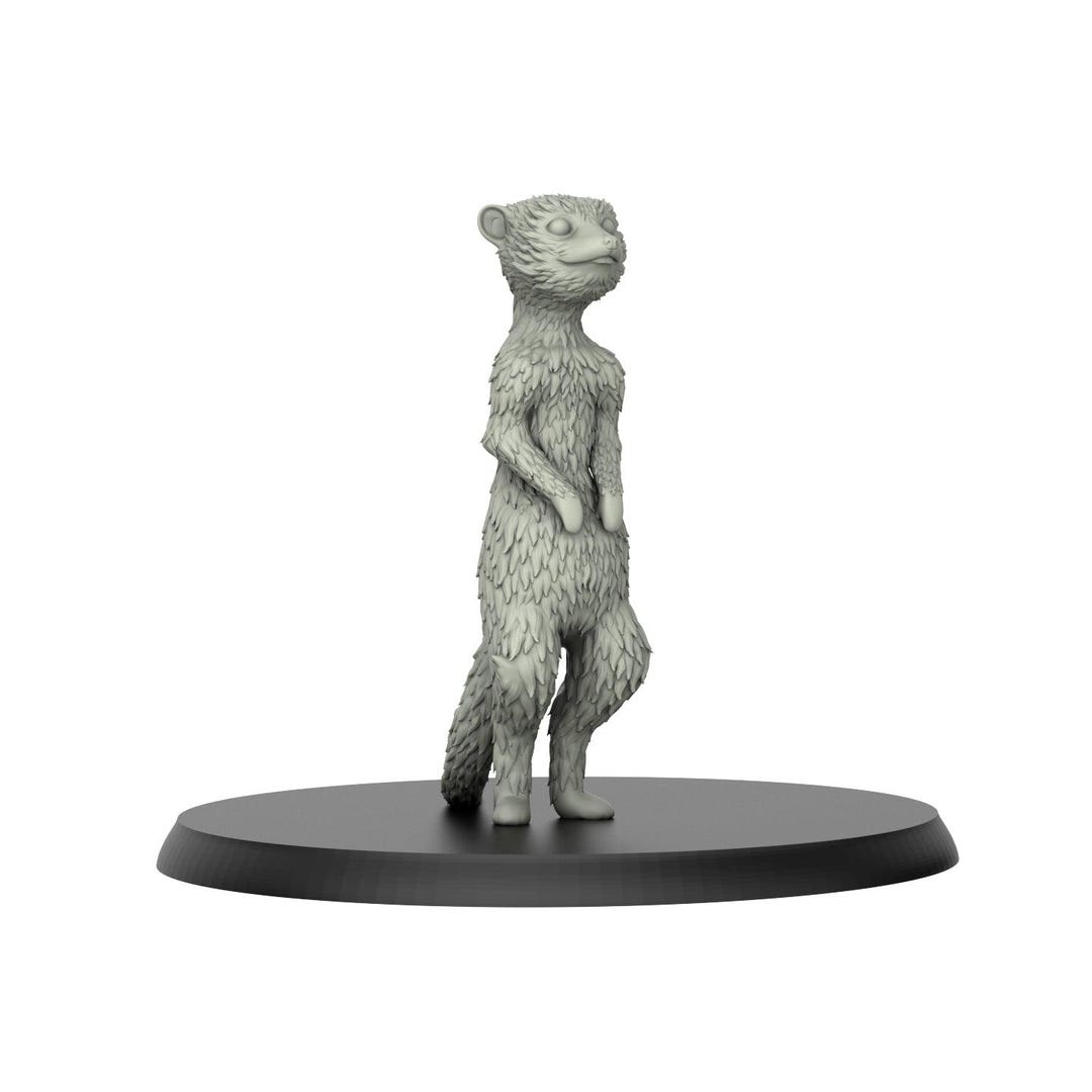 Meerkat - Wild Animals - 3D IP Studios - Terrain Wargaming D&D Dnd 28mm ...