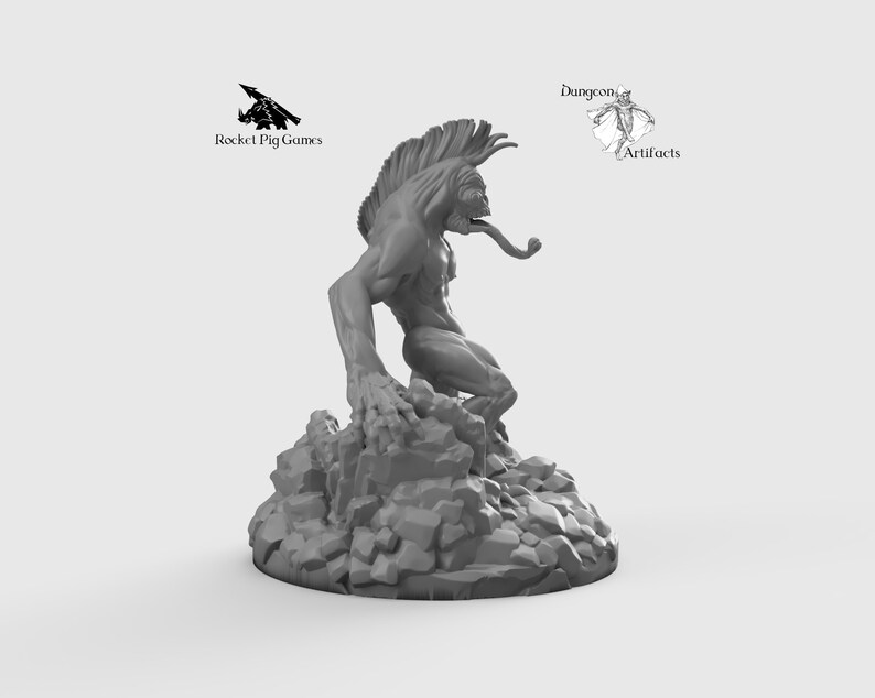 Cave Feral Prime Wargaming Miniatures Monster Rocket Pig | Etsy