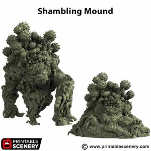 Shambling Mound - the Gloaming Swamps - Printable Scenery Terrain ...