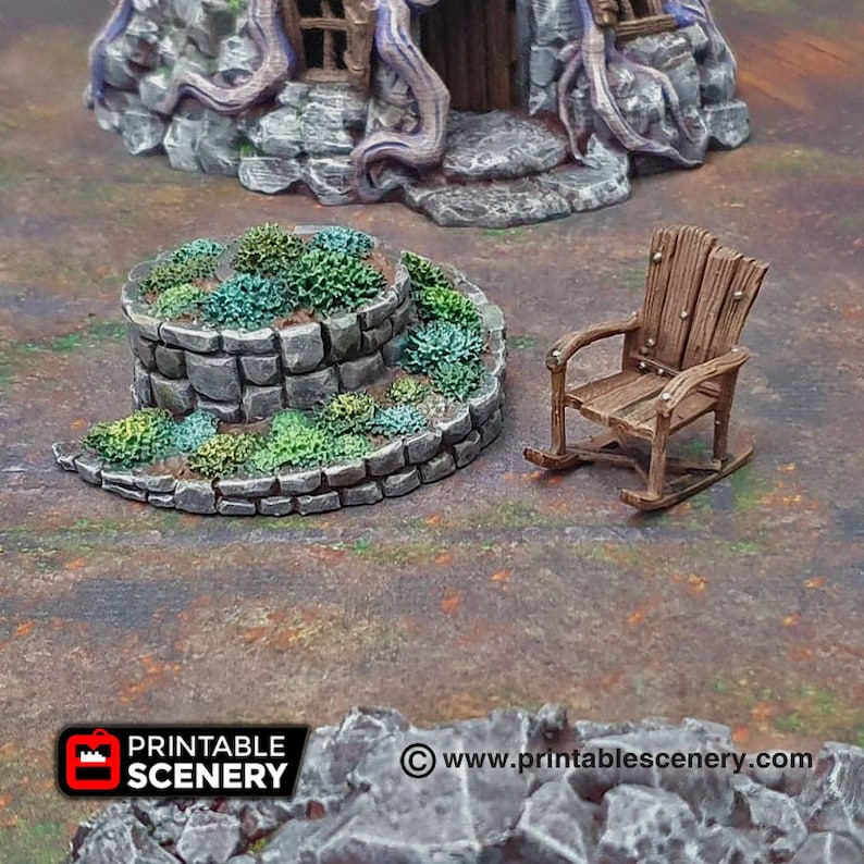Witch's Hovel - Shadowfey Wilds 28mm 32mm Wargaming Terrain D&D, Dnd ...