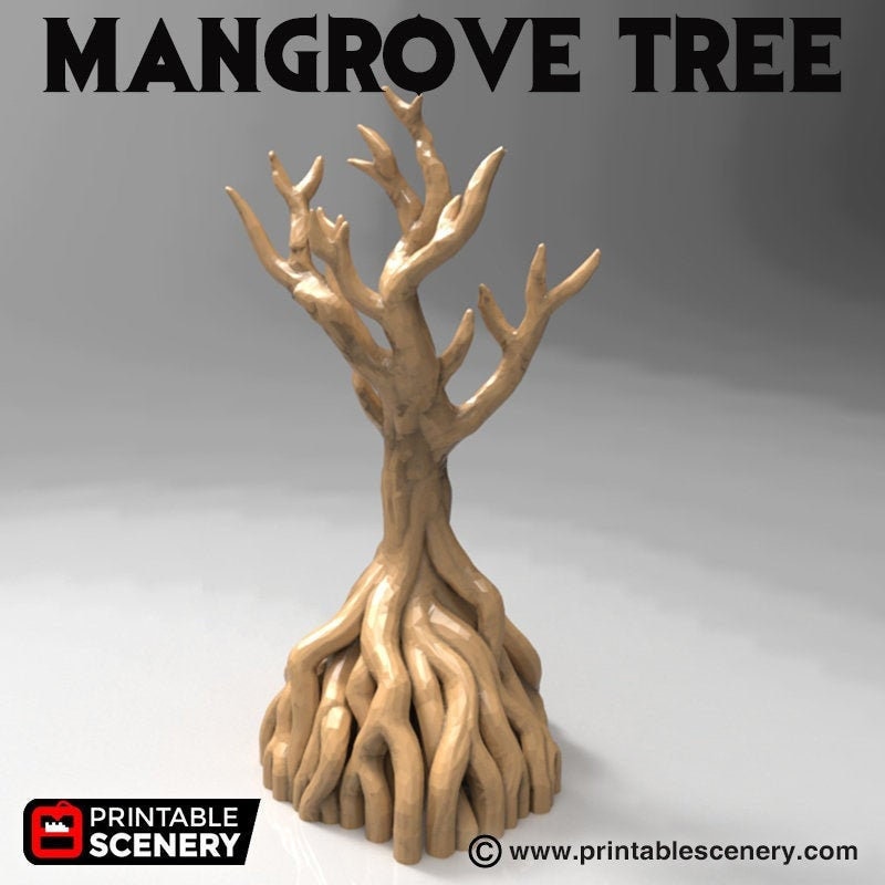 Time Warp - Mangrove Tree 28mm 32mm Wargaming Tabletop Scatter Terrain ...
