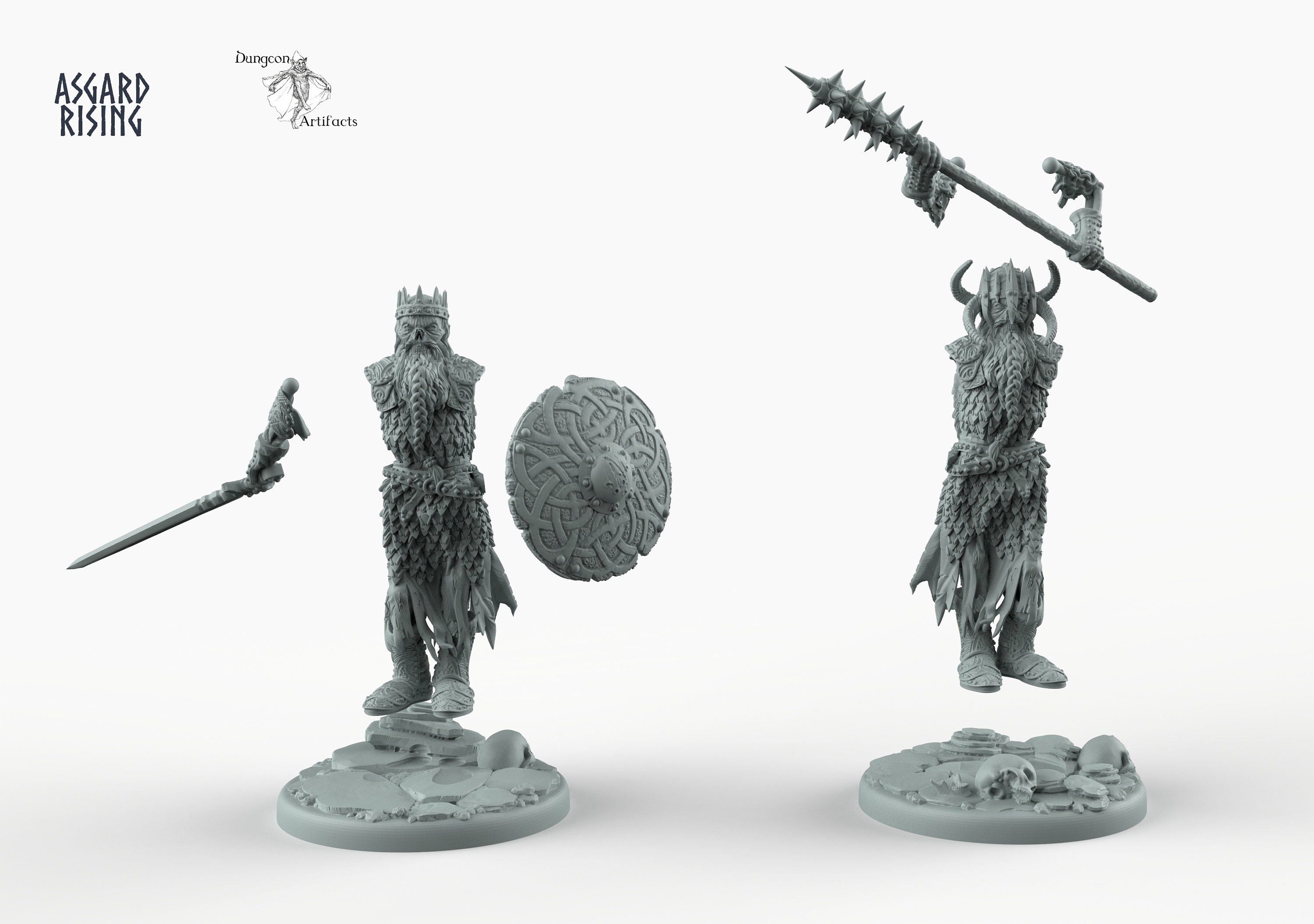 Draugr King Barrow Wight Wargaming Miniatures Monster - Etsy UK