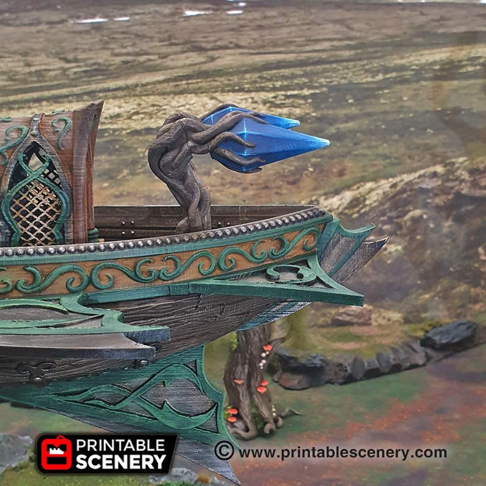 Sky Reaver Airship Dwarves Elves and Demons 28mm - Etsy