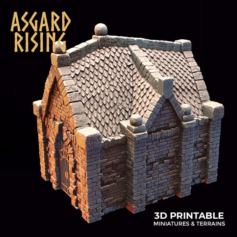 Mausoleum Buildings Set Asgard Rising Wargaming D D Dnd - Etsy