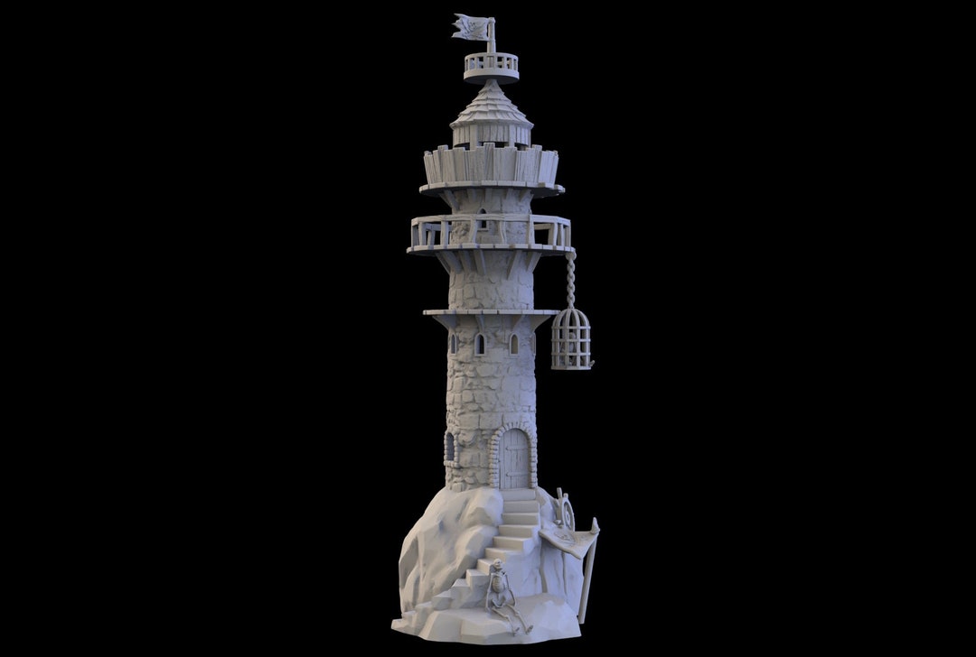 Pirate Lighthouse - Pirates Vs Sailors Nightmare at Sea - Tabletop ...