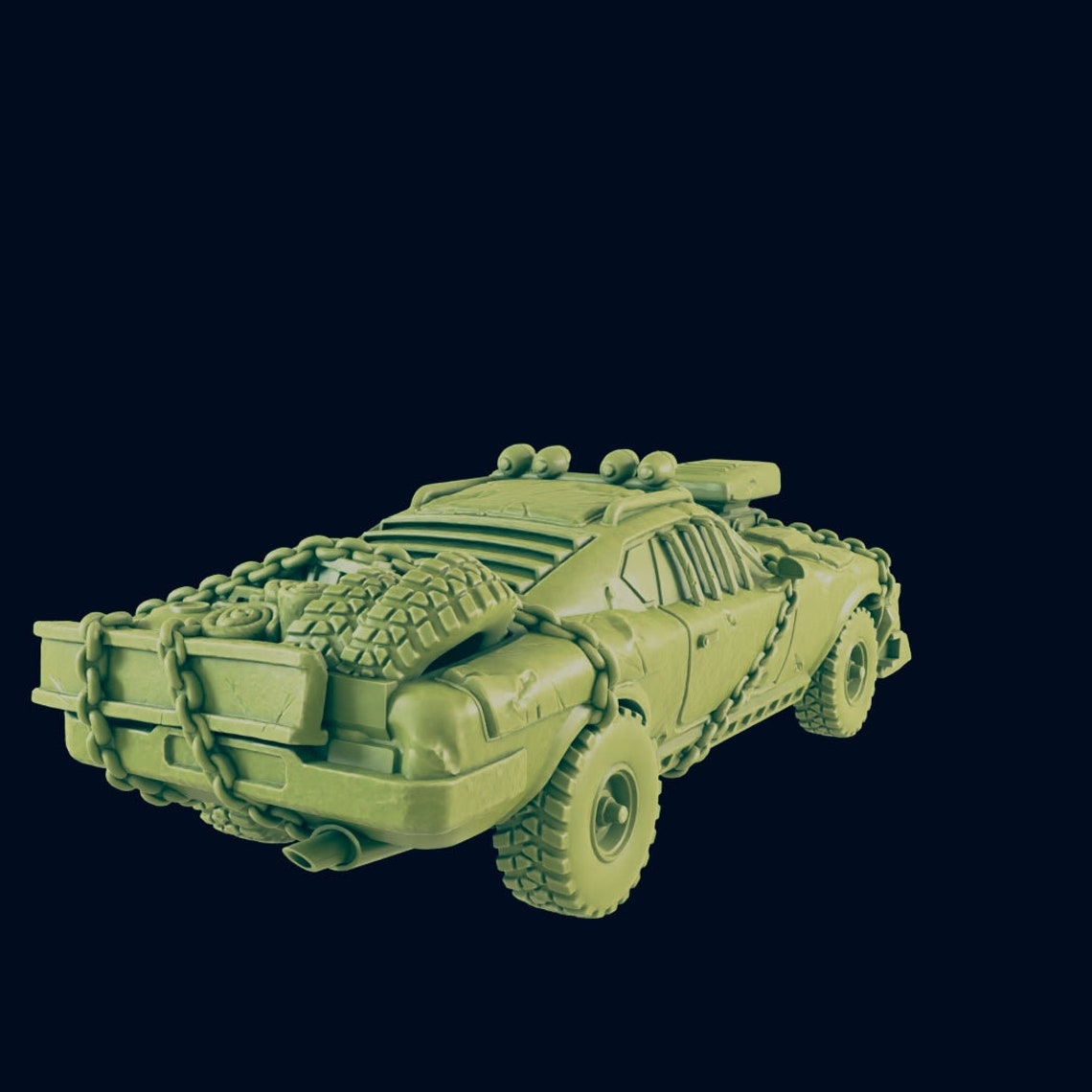 Wasteland Battle Car - Beyond the Badlands - EC3D - Wasteland Terrain ...