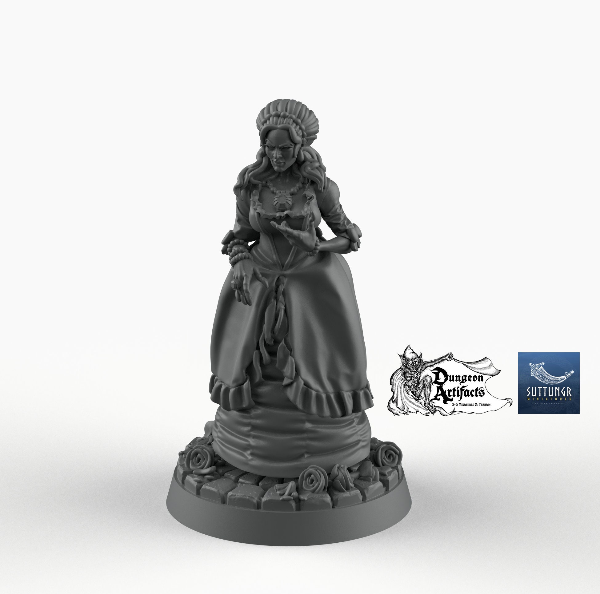 Vampire Countess Suttungr Miniatures Monster D&D Dnd - Etsy