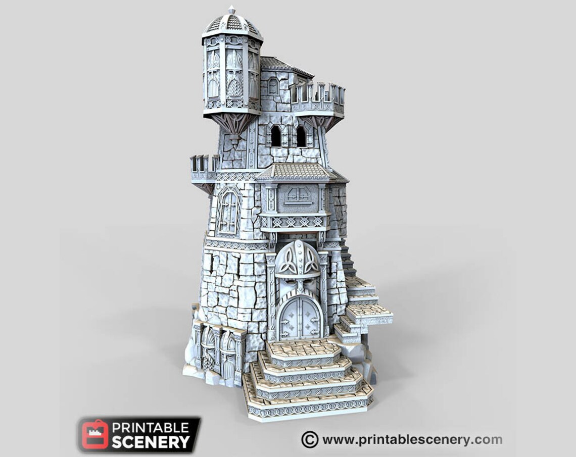 Ironhelm Fortress - Dwarves, Elves and Demons - 28mm Wargaming Terrain ...