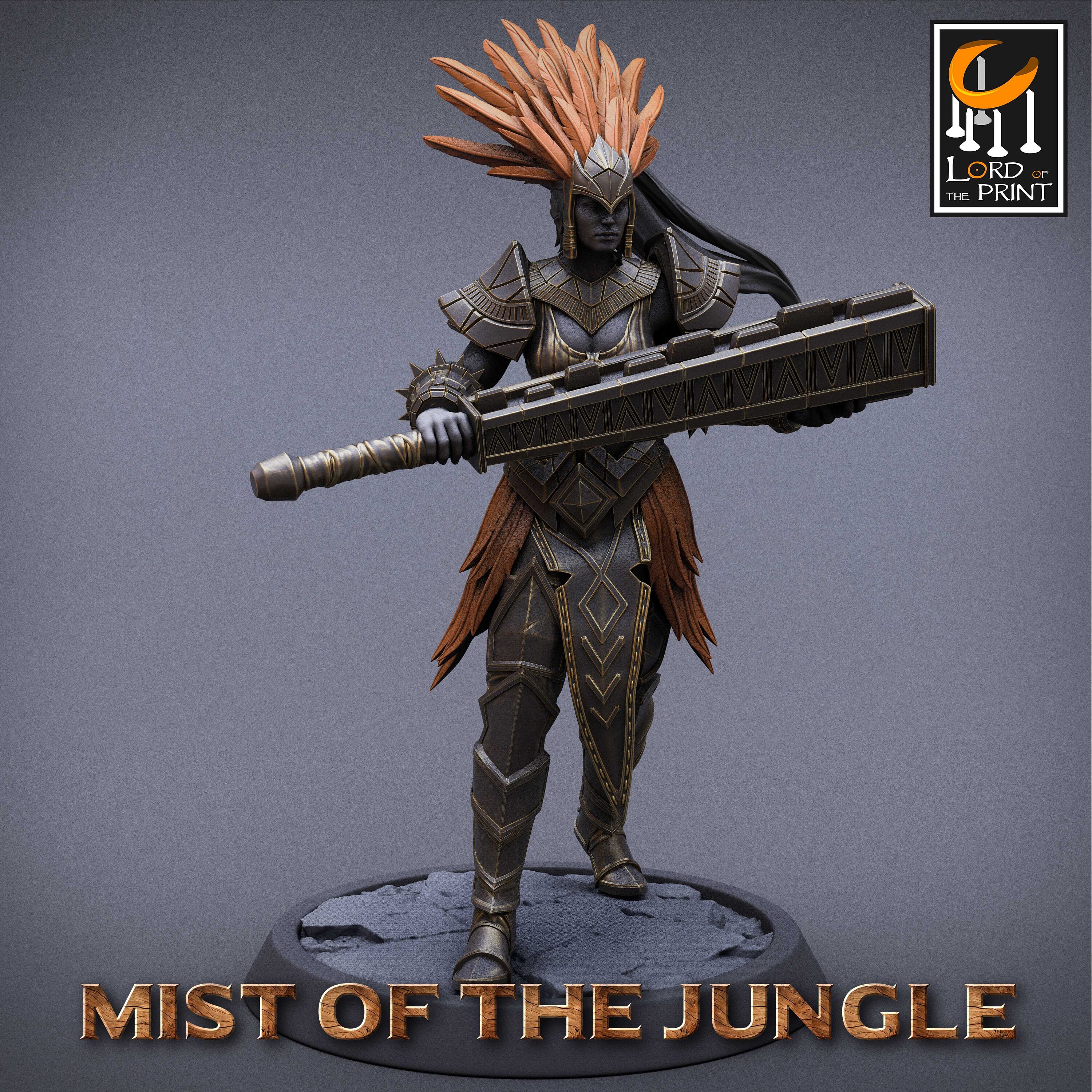 Amazon Heavy Soldier With Mace - Walk - Mist of the Jungle - Lord of ...