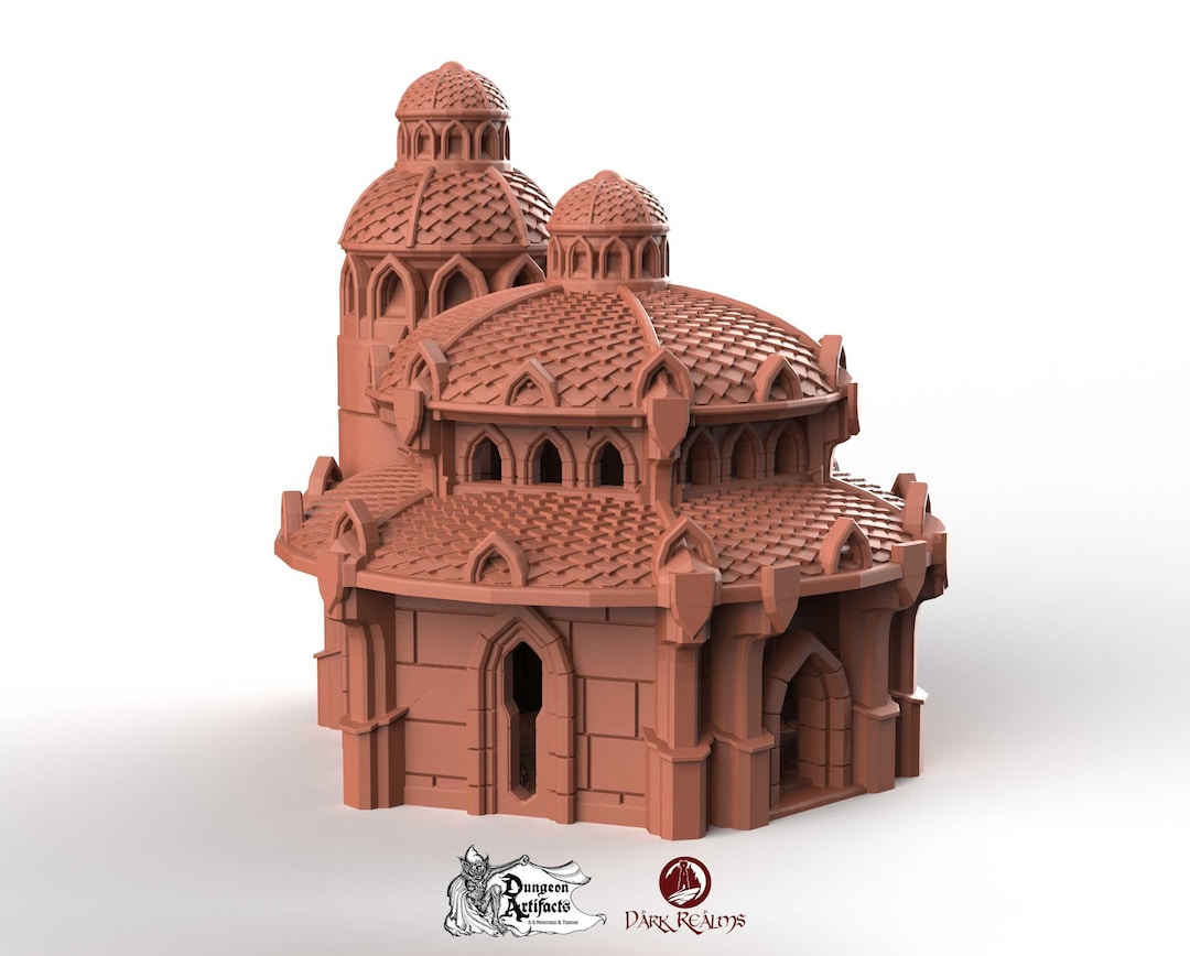 Atlantean Building 2 - Atlantis - Dark Realms Terrain Wargaming D&D Dnd ...