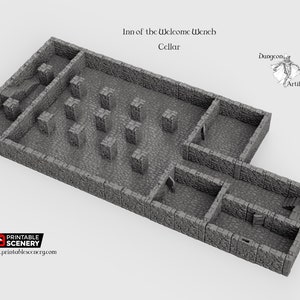 Inn of the Welcome Wench Cellar - Basement 28mm Clorehaven and the ...