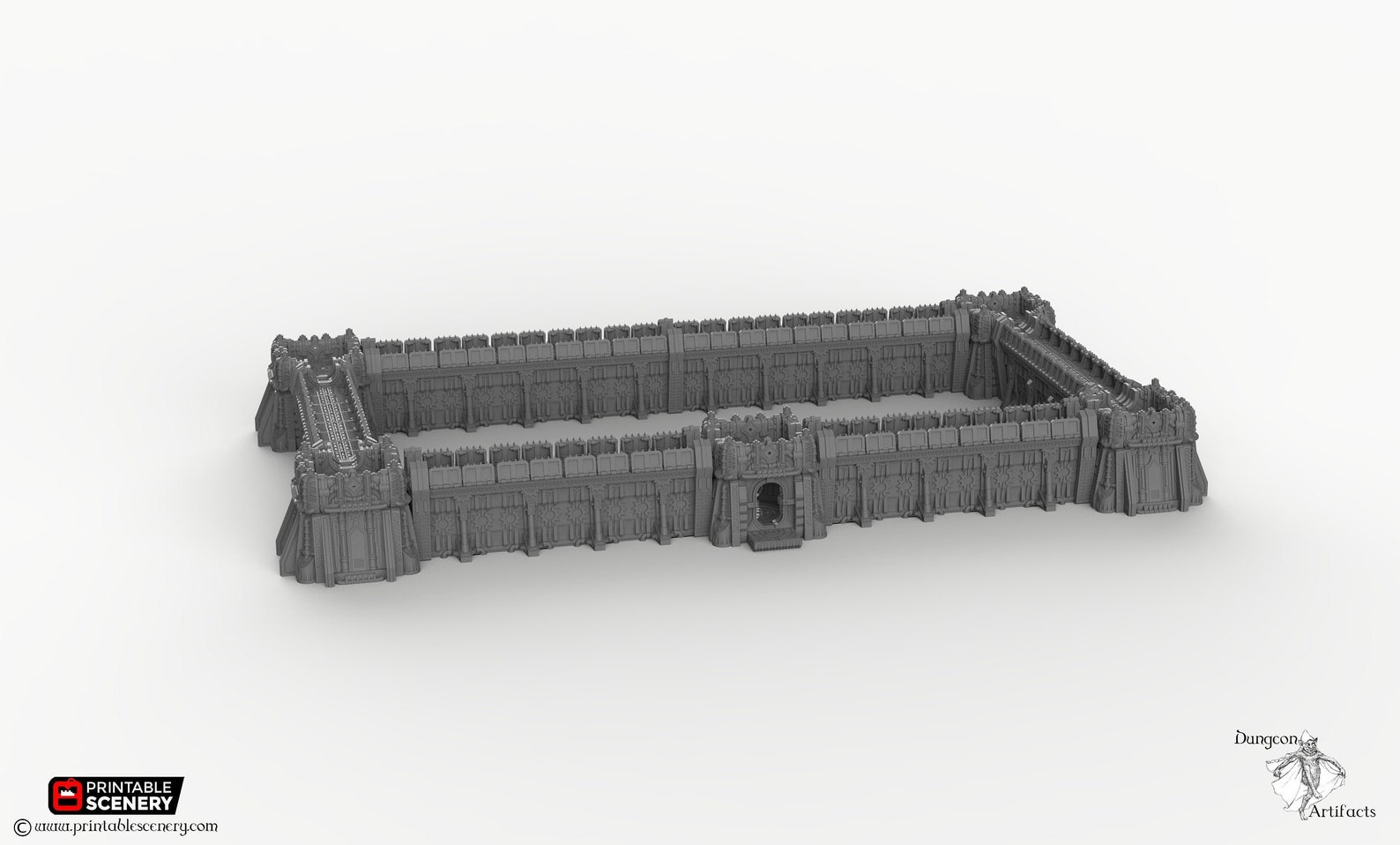 Sithic Fortified Walls Perimeter 15mm 28mm 32mm Printable - Etsy