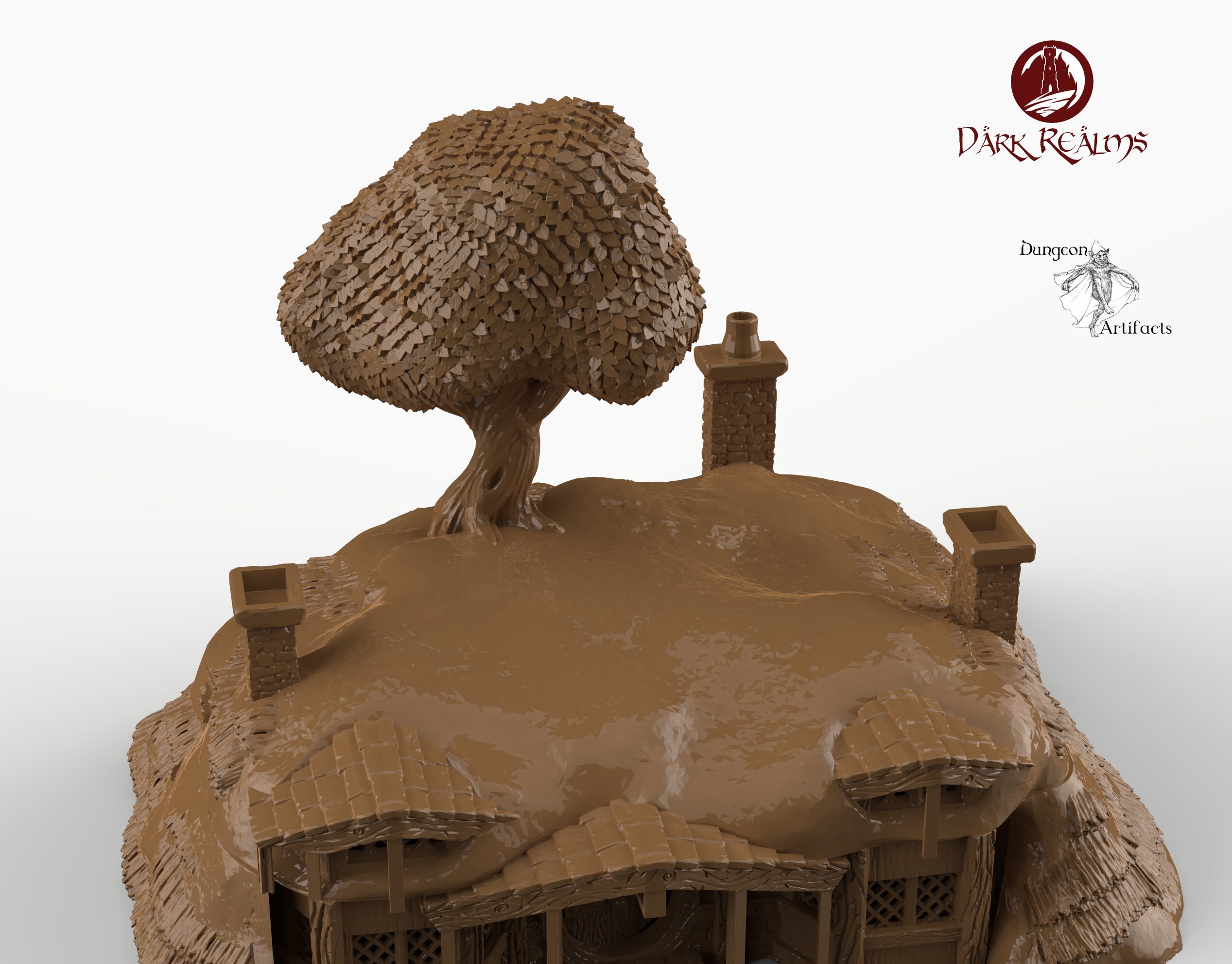 Halfling House 1 15mm 28mm 32mm Dark Realms Halfling Village | Etsy