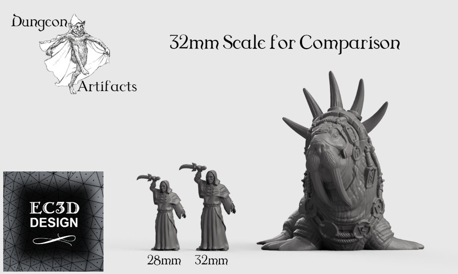 Walrus God 15mm 28mm 32mm 42mm Wilds of Wintertide Wargaming - Etsy