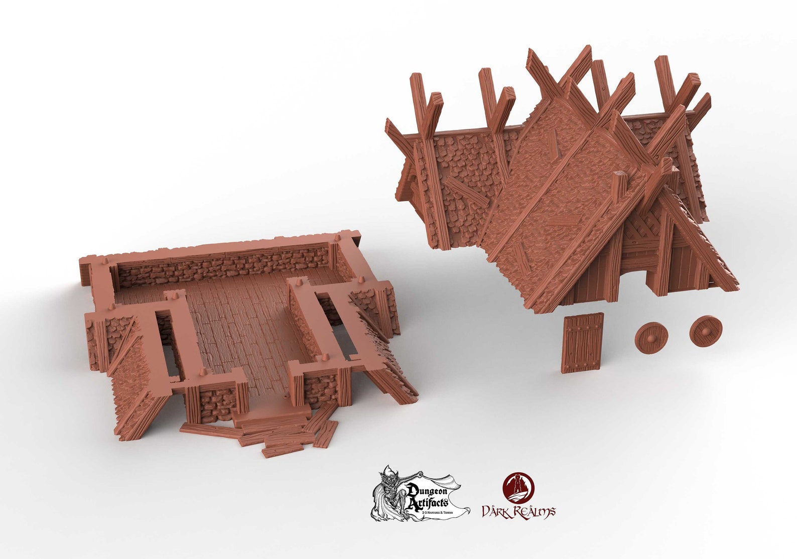 Norse House 5 Odingard Dark Realms Terrain Wargaming D&D - Etsy