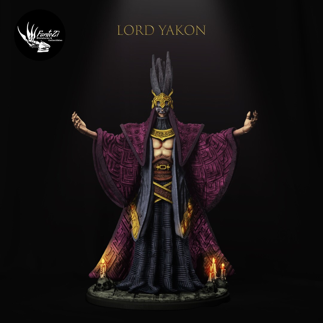 Lord Yakon - the Cult of Yakon - Fantezi Wargaming D&D Dnd - Etsy