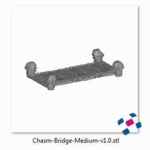 Chasm Bridge - Dwarves, Elves and Demons - Printable Scenery Terrain ...