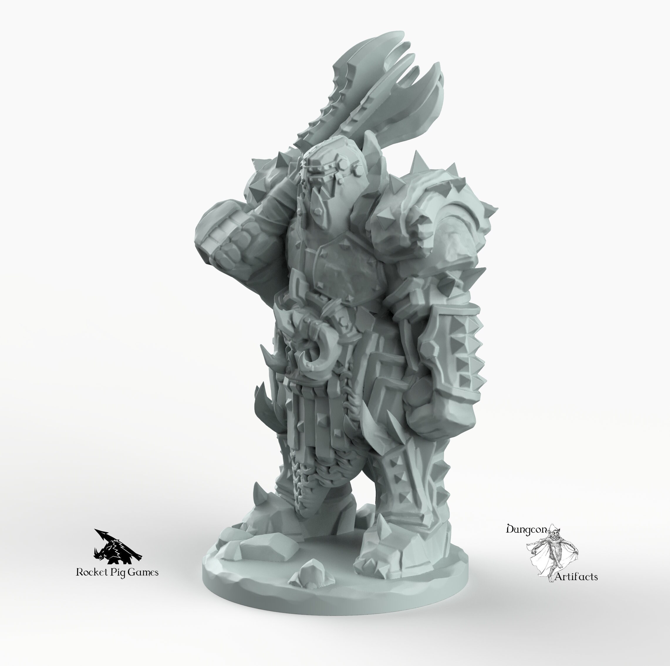 Orc Ironklad Ironclad Miniatures Monster Rocket Pig Games - Etsy